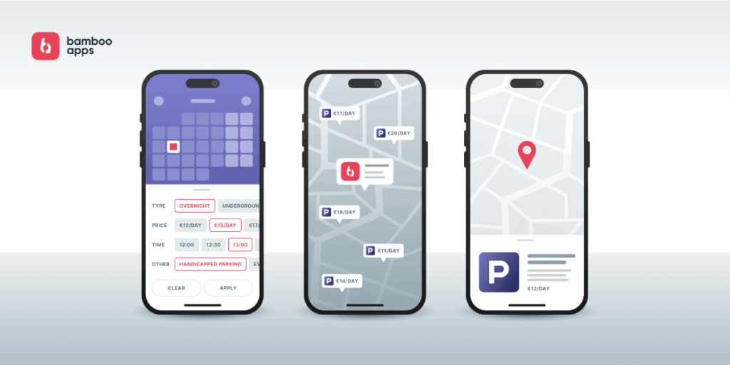 Parking app development 2024